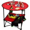 "BcTlyInc Canvas Travel Folding Table, Red" - Walmart.com