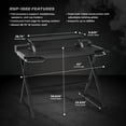 RESPAWN 1000 Gaming Computer Desk, in Gray (RSP-1000-GRY) - Walmart.com