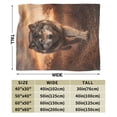 Majestic Wolf Sunset Blanket Wild Animal Nature Throw Soft Cozy Fleece ...