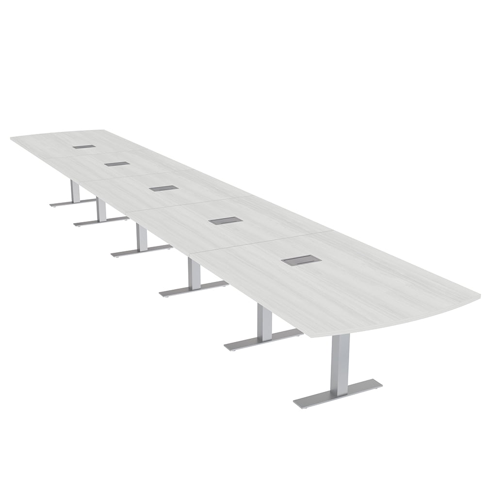 22Ft Arc Rectangle Modular Conference Table Electric Modules T-Bases ...