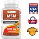 Best Naturals MSM 1000 mg 180 Capsules - Walmart.com