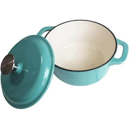 Cast Iron Enamel Enamel Pot Stock Pot stew Pot 18cm Kitchen Utensils ...