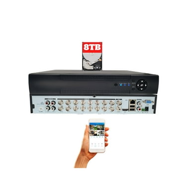 Evertech 16 Channel Digital Video Recorder H.265 Hybrid 4in1 AHD TVI CVI Analog CCTV Security ...