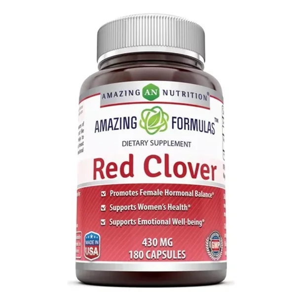 Amazing Formulas Red Clover | 430 Mg | 180 Servings | 180 Capsules ...