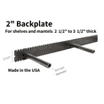 Sheppard Brackets 2" Floating Mantel Bracket - Walmart.com