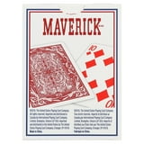 Maverick Standard-Size Poker Playing Cards for Games, 1 Pack (Colors ...