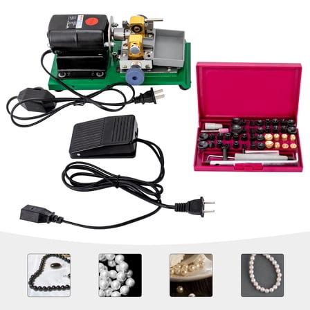 Jewelry Gem Rock Polishing Buffer Machine Bench Lathe Polisher Table ...