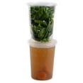 EcoQuality 32oz Plastic Deli Food Storage Containers [100 Count] - Meal ...