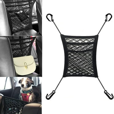 2pcs Strong Elastic Car Mesh Net Bag Between Car Organizer Seat Back ...