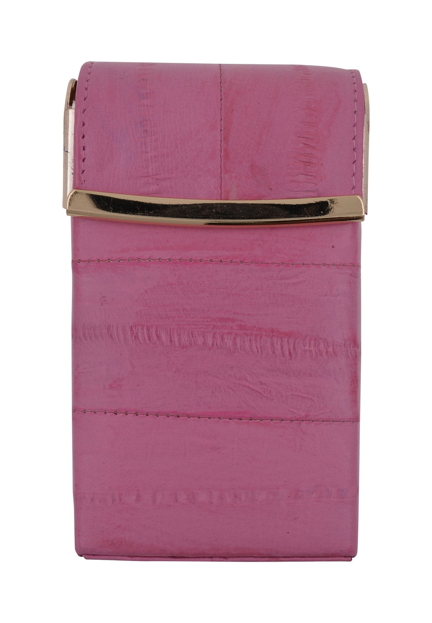 Eel Skin Genuine Leather Sliding Cigarette Case Wallet E 131 - Walmart.com
