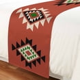 Bed Runner Red Aztec Bedding Scarves Soft Decorative Bed Flag Boho ...