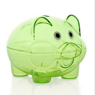 Sitting Pig on Cash Money Piggy Bank Coin Bank -D - Walmart.com