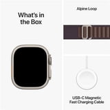 Apple Watch Ultra 2 GPS + Cellular, 49mm Titanium Case with Indigo ...