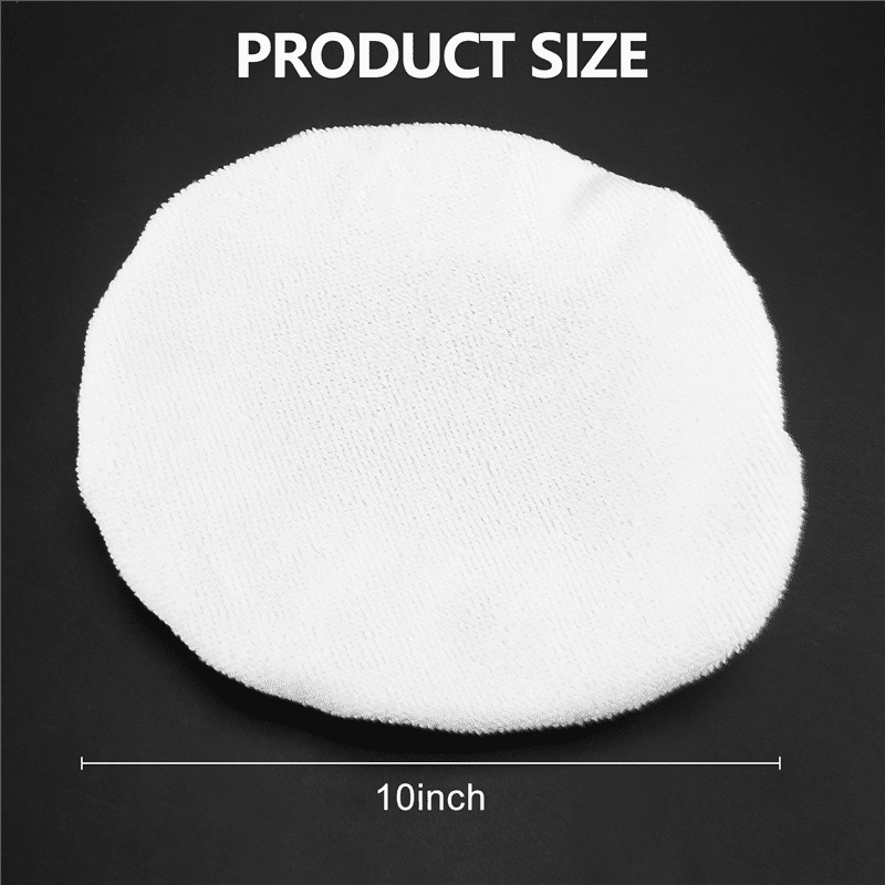 5 Pcs 10 INCH Bonnet Polisher Polish Pad Polishing Buffling Car Buffer ...
