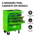 ARTMAN 20" 6-Drawer Tool Chest Cabinet with Ball Bearing Drawer Slides ...