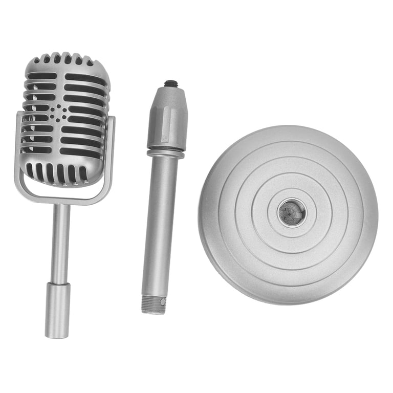 Vintage Microphone Stand Clip Art