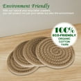 Drink Coasters,Handmade Braided Drink Coaster, for Drinks Coffee Tea ...