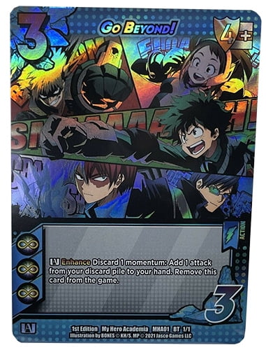 My Hero Academia Collectible Card Game S1 Box Topper 1/1 - GO BEYOND ...