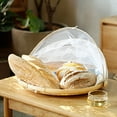 SPRING PARK Hand-Woven Bamboo Food Serving Tent Basket Tray Mesh ...