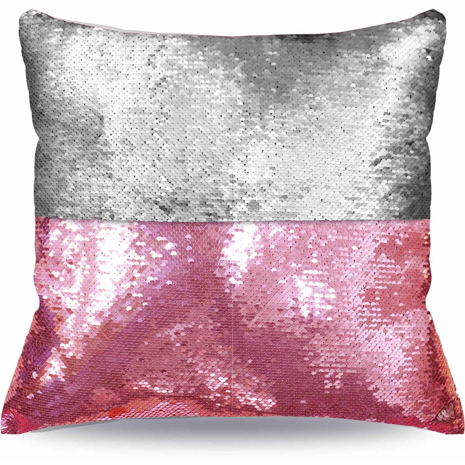 Mainstays Reversible 17”x17” Sequin Sparkle Pillow, Available in ...
