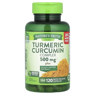 Nature Made Turmeric 500 mg Capsules 60 Each - (Pack of 4) - Walmart.com
