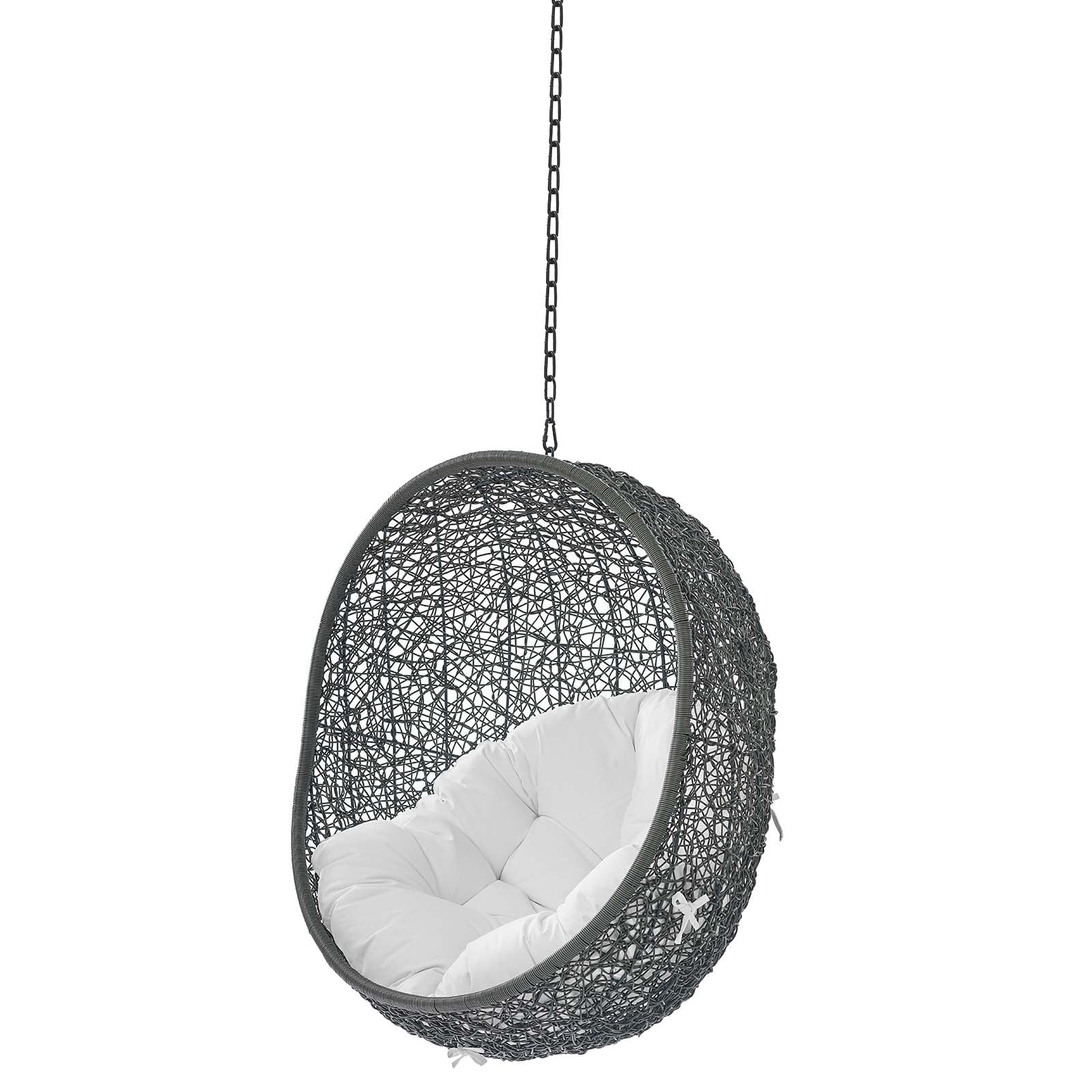 Swing Lounge Chair, Sunbrella, Grey Gray White, Modern Contemporary ...