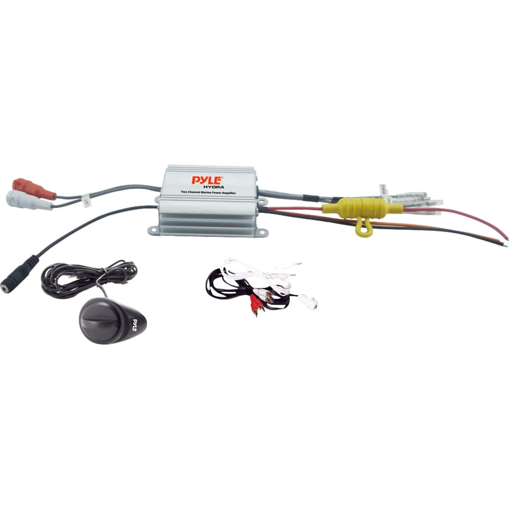 Pyle PLMRMP1A Marine Amplifier, 600 W PMPO, 2 Channel - Walmart.com