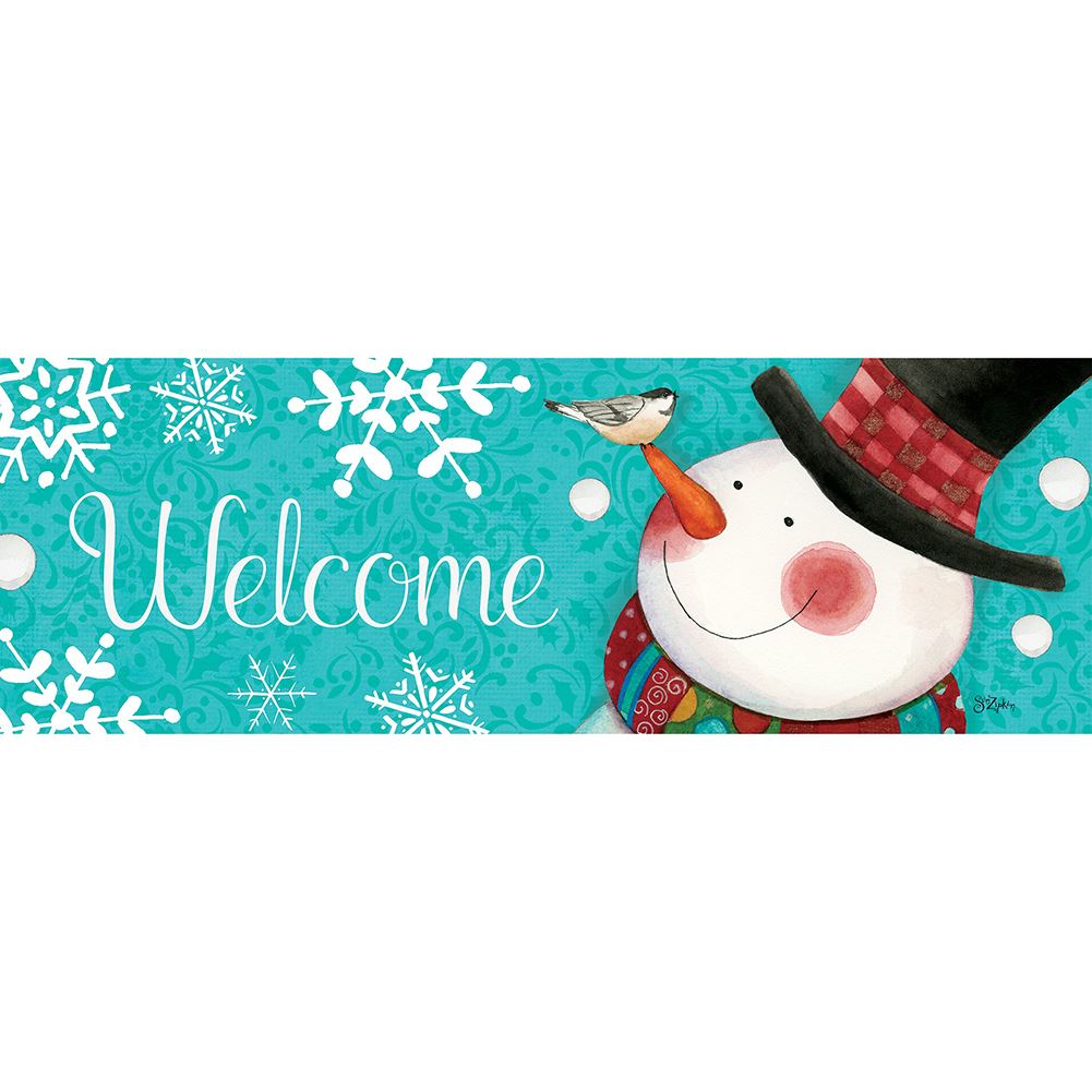 Custom Decor Signature Sign - Dapper Snowman - Walmart.com