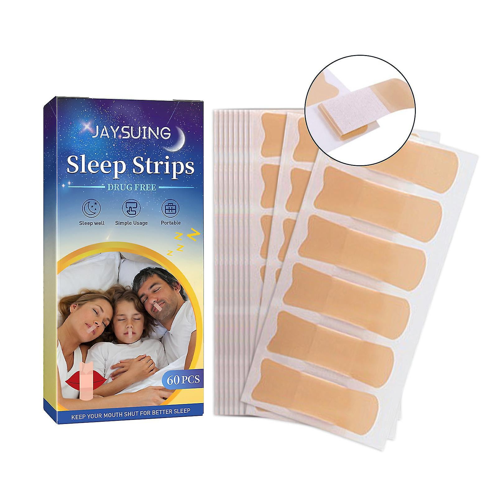 Jaysuing Anti-snoring Patch To Improve Sleep And Prevent Snoring And ...