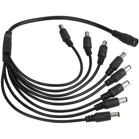 DC Power Cable Connectors, for CCTV Security Surveillance Camera Power ...