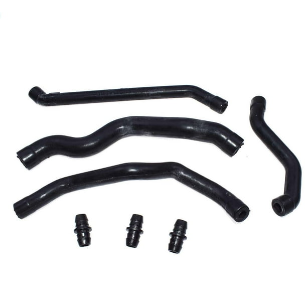 New Engine Crankcase Breather Hose Set W/ Connectors For Mercedes W202 ...