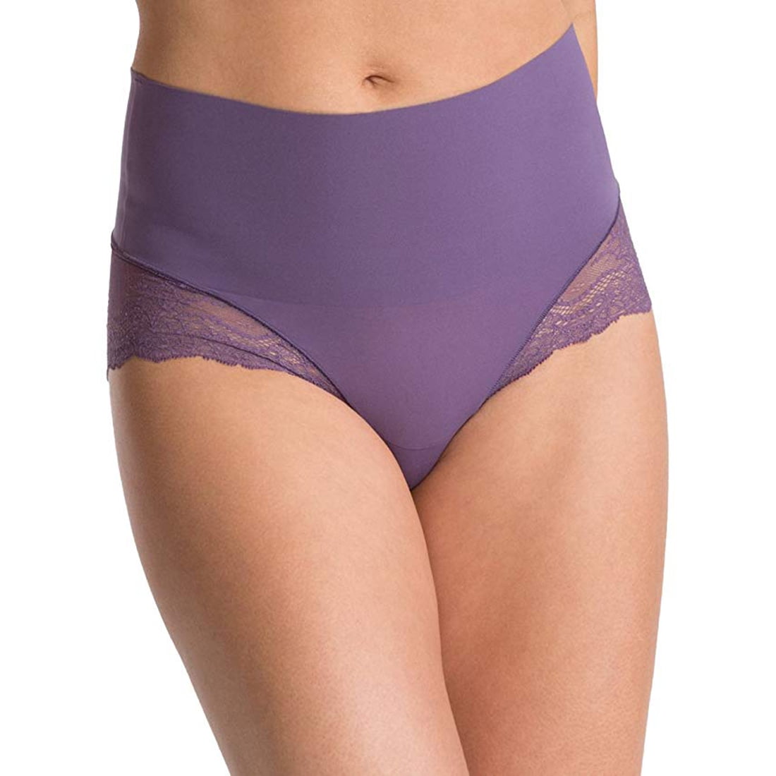 Spanx Undie Tectable Lace Hi Hipster Panty Sp0515 Deep Amethyst L
