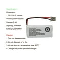 BT1021 BT-1021 BT-1016 BT-1008 BT-1025 Cordless Phone Battery BT1008 ...