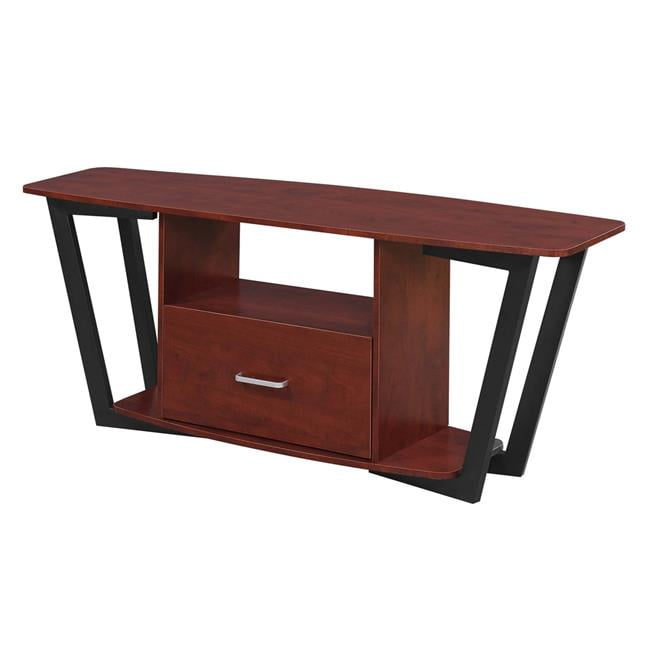 Convenience Concepts 112085ch Graystone 60 In. Tv Stand  Cherry & Black Frame - 59.25 X 24 X 15.75 In.