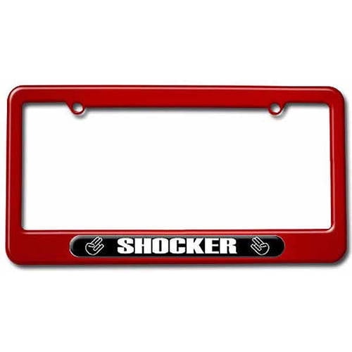 Shocker, Symbol License Plate Tag Frame, Multiple Colors - Walmart.com