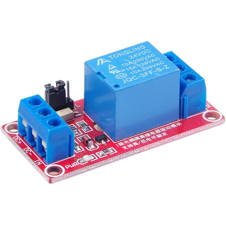 24V 1-Way Relay Module with optocoupler 1-Way Relay Relay Expansion ...