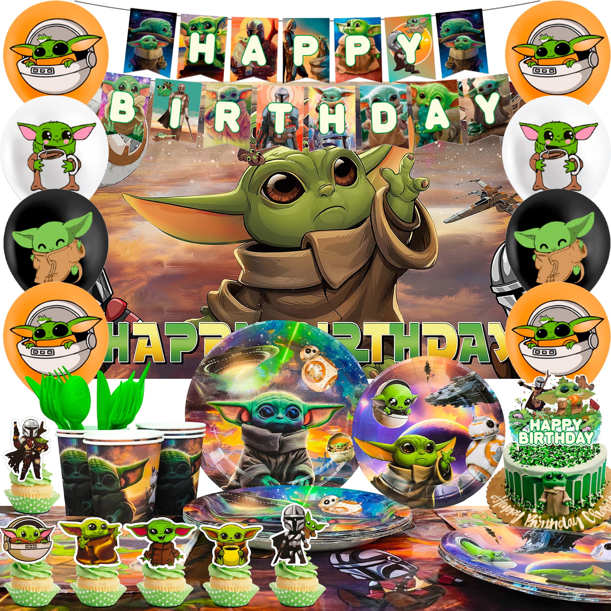 Click here for Elifjoydeco Cartoon Birthday Decorations  112pcs C... prices