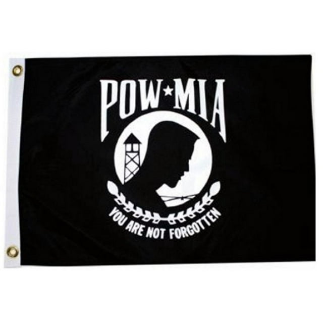 12x18 POW MIA You Are Not Forgotten Double Sided Flag Military Banner ...