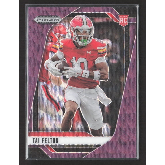 2025 Panini Prizm Draft Picks Tai Felton #36 Purple RC - Walmart.com