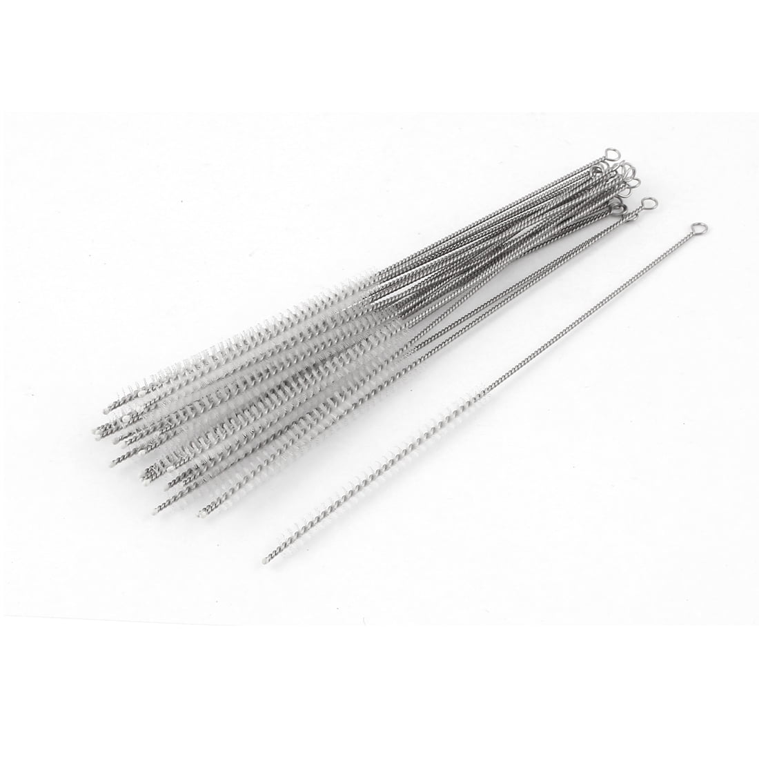 25 Pcs 5mm Dia Nylon Bristle Test Tube Bottle Cleaning Brush Cleaner ...