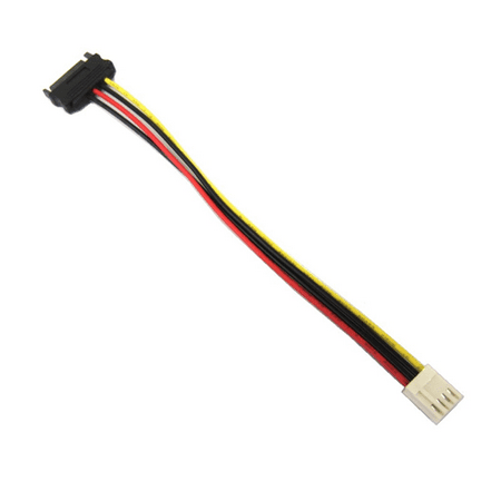 4-Pin Floppy Drive to 15 Pin SATA Male Power Cable - Walmart.com
