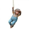 The Perfect Part Resin Art Statue: Hanging Monkey Animal Outdoor ...