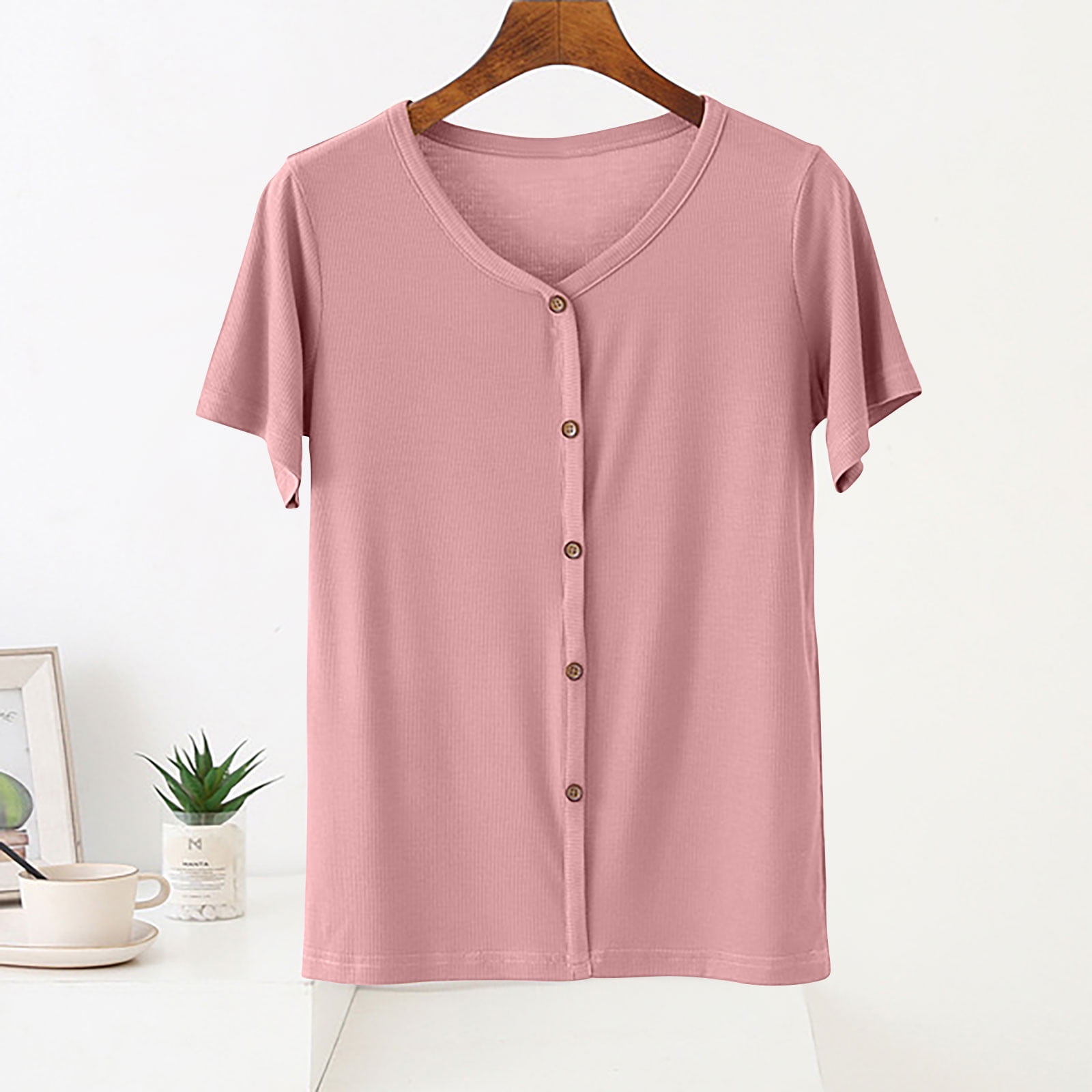 Click here for Fcbaudy Womens Tops  Short Sleeve V-Neck Blouses &... prices