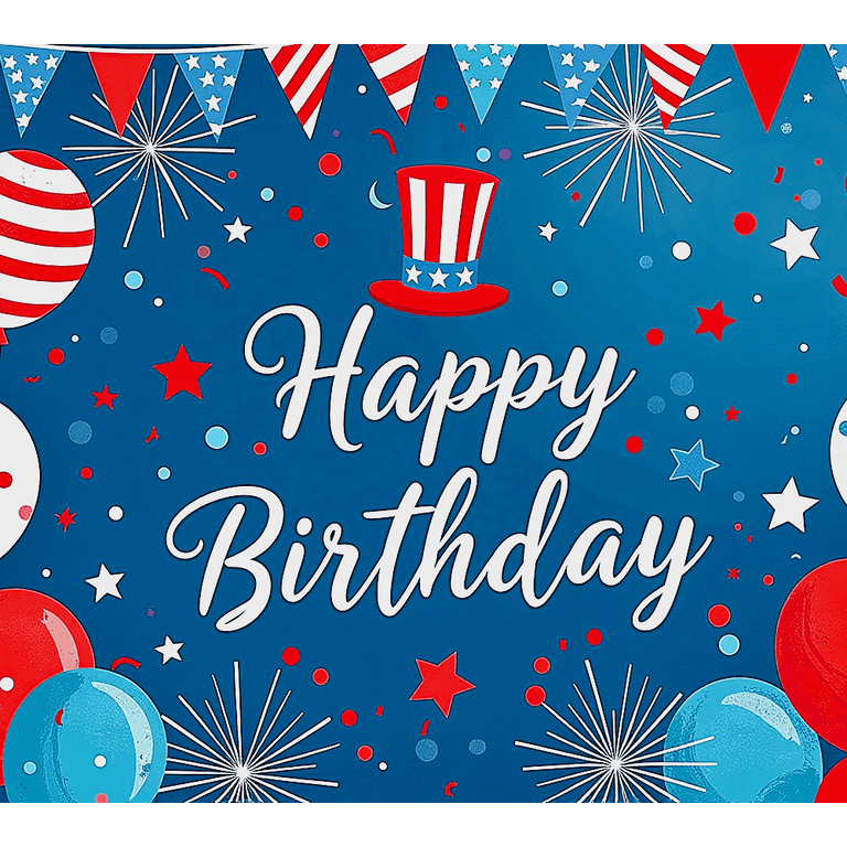 Patriotic Happy Birthday