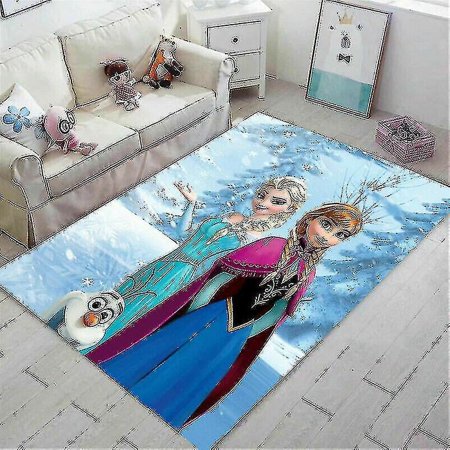 Cartoon Frozen Anna Elsa Olaf Area Rugs Carpets Anti-skid Home Living ...
