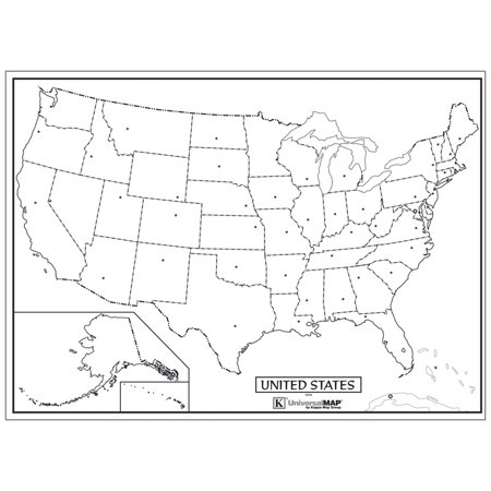 KAPPA MAP OUTLINE WALL MAPS US | Walmart Canada