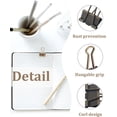 Assorted Binder Clips 0.75/1/1.25in 25-Pack - Bronze Tone Clips for ...