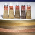 AMACO Rub N Buff Wax, Metallic Gold Finish Kit, 15ml, 5 Shades for Wood ...
