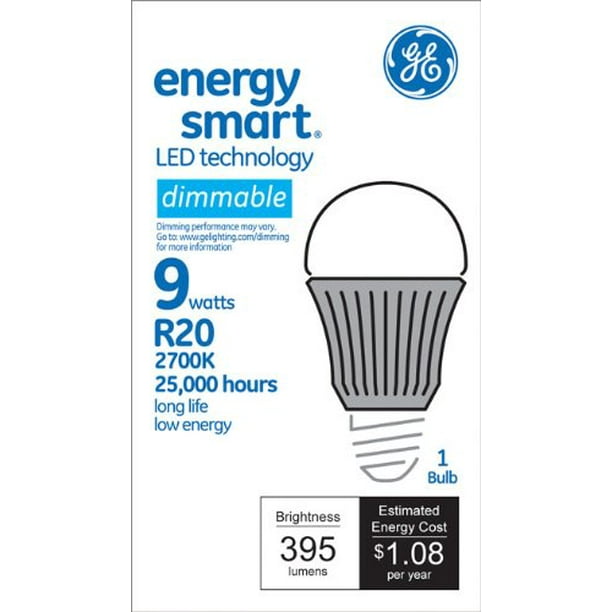GE Lighting 64607 Energy Smart LED 9-Watt (40-watt replacement) 395 ...