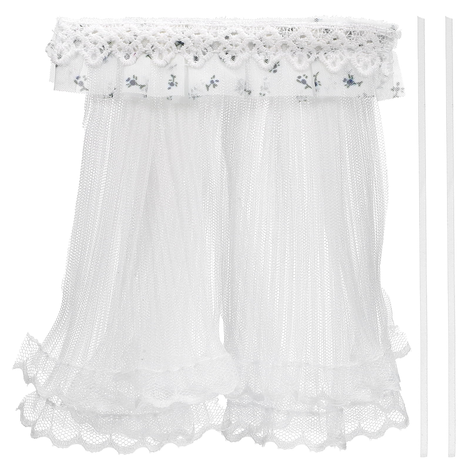 Click here for Oulii Dollhouse Curtains Mini Lace Drapes Decorati... prices